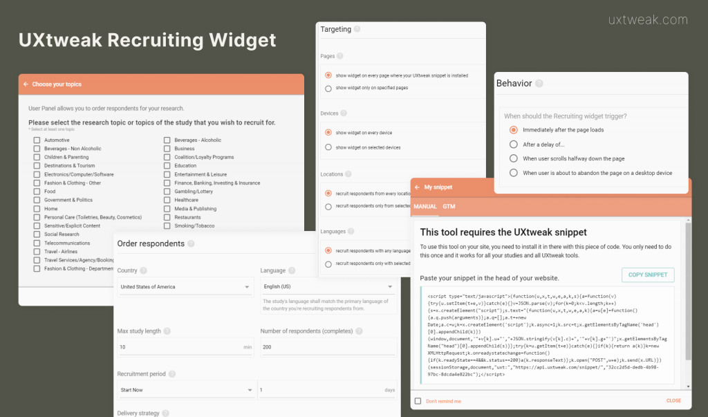 Recruiting Usability Testing Participants for Free | UXtweak