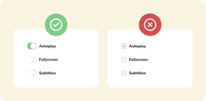 Checkbox and Toggle Switch - When to use which? - Learn about UX ...