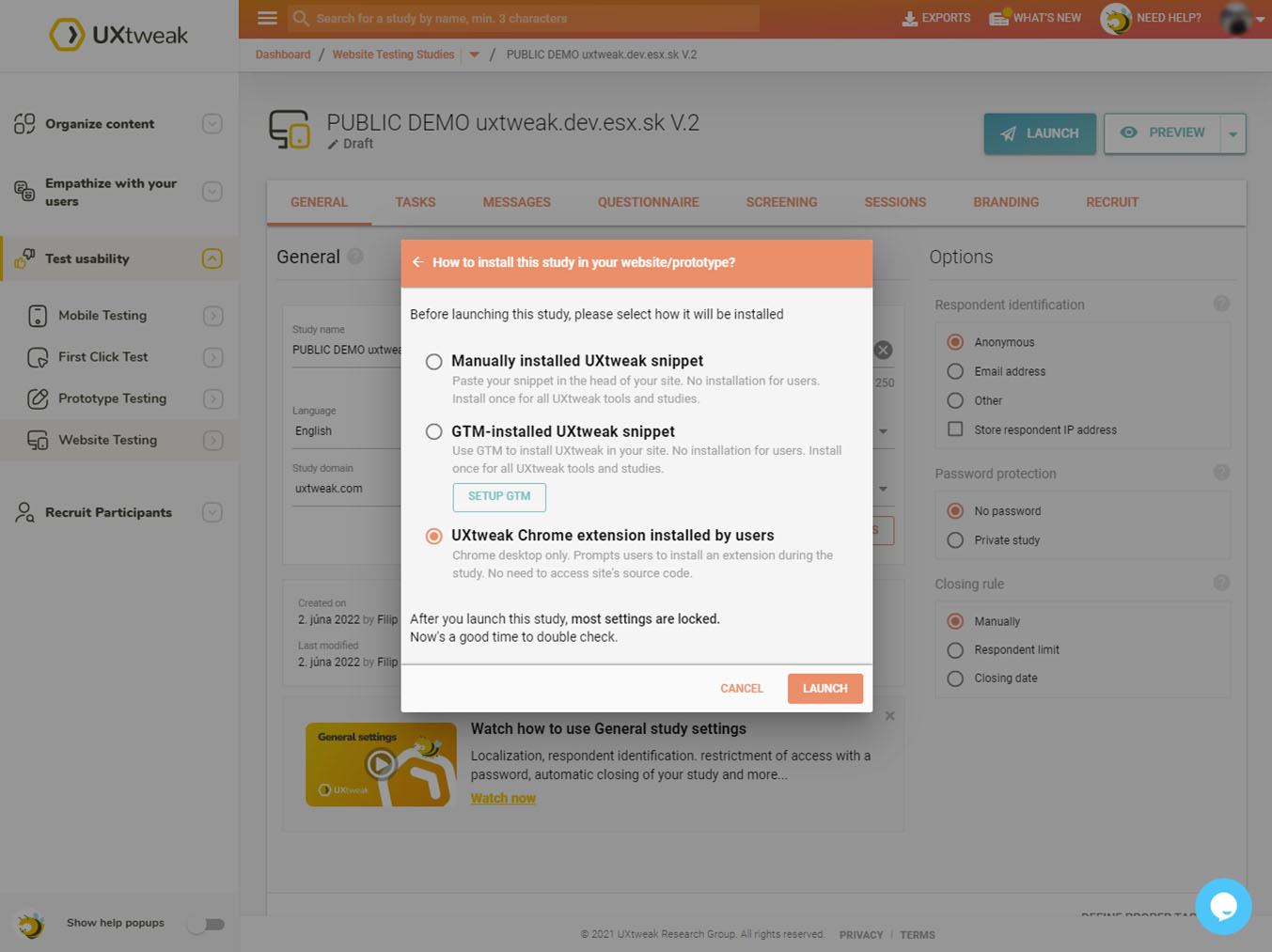 Competitive Usability Testing with UXtweak - Learn about UX research ...