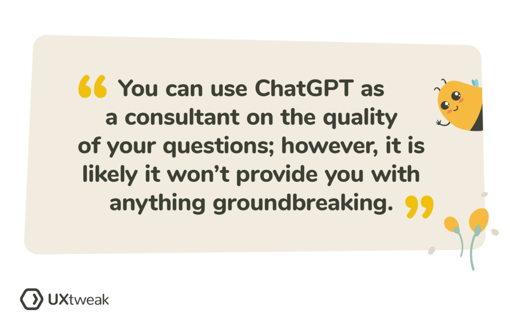 How to Create a Survey With ChatGPT [Use Cases] | UXtweak