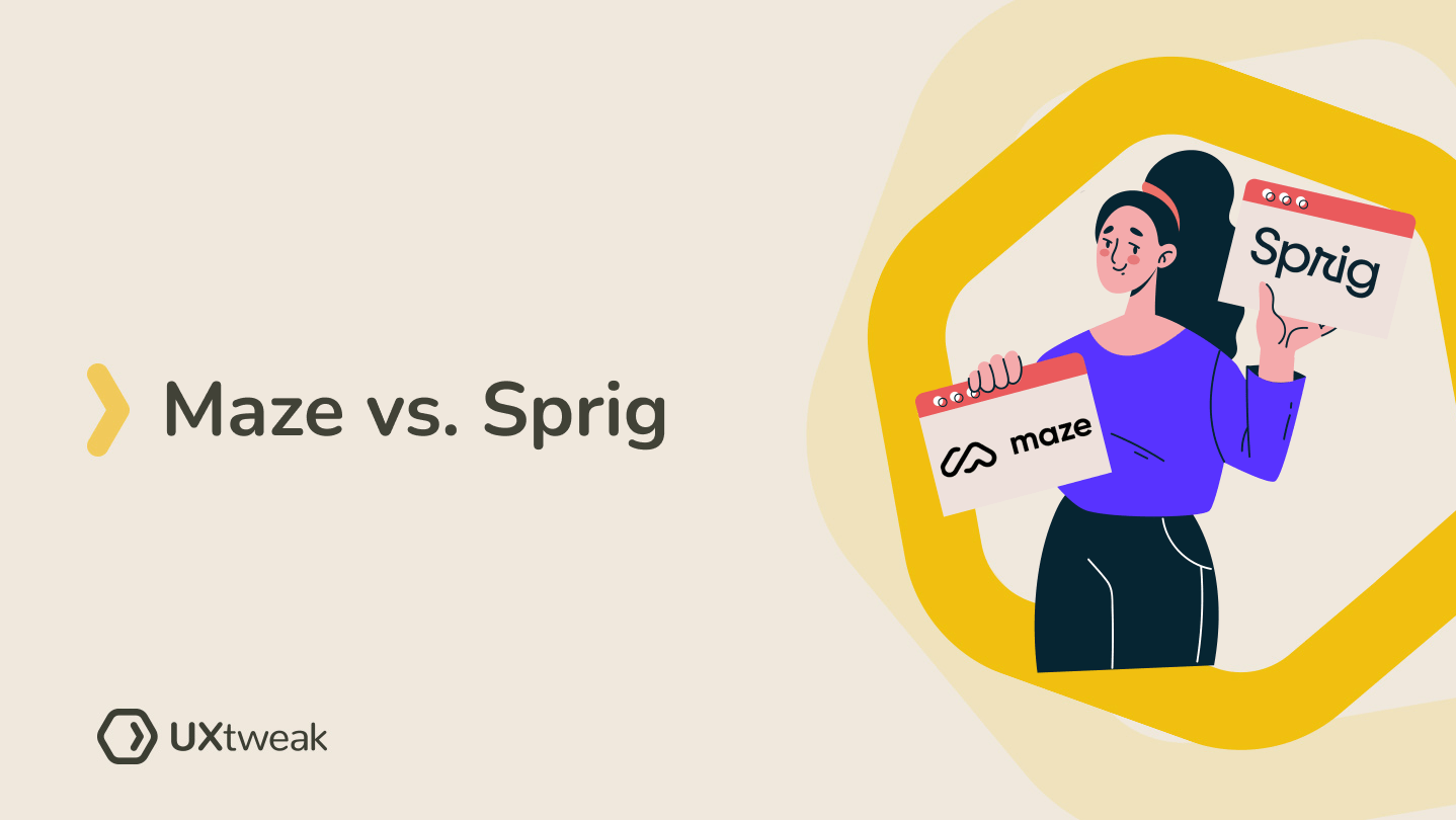 Maze vs Sprig: 2025 Comparison | UXtweak