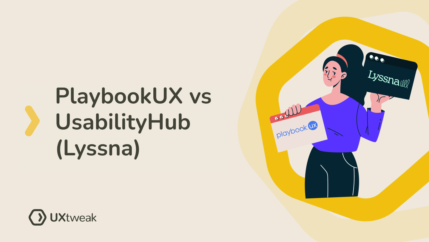 PlaybookUX vs Lyssna (UsabilityHub): Compare for 2025 | UXtweak