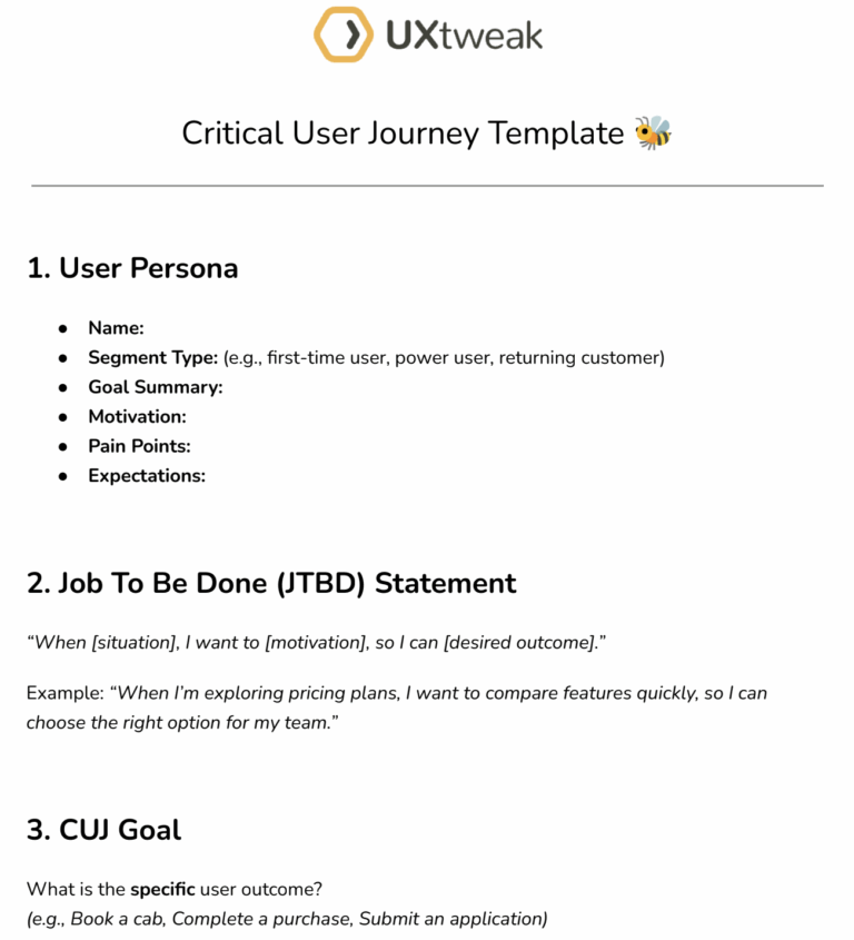 Critical User Journeys: The Key UX Technique From Google | UXtweak